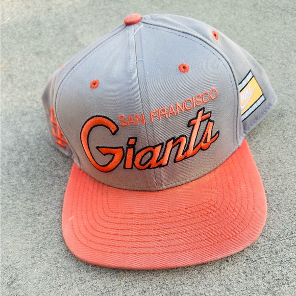 Nike | Accessories | Vintage San Francisco Giants Hat Nike 9s Snapback ...